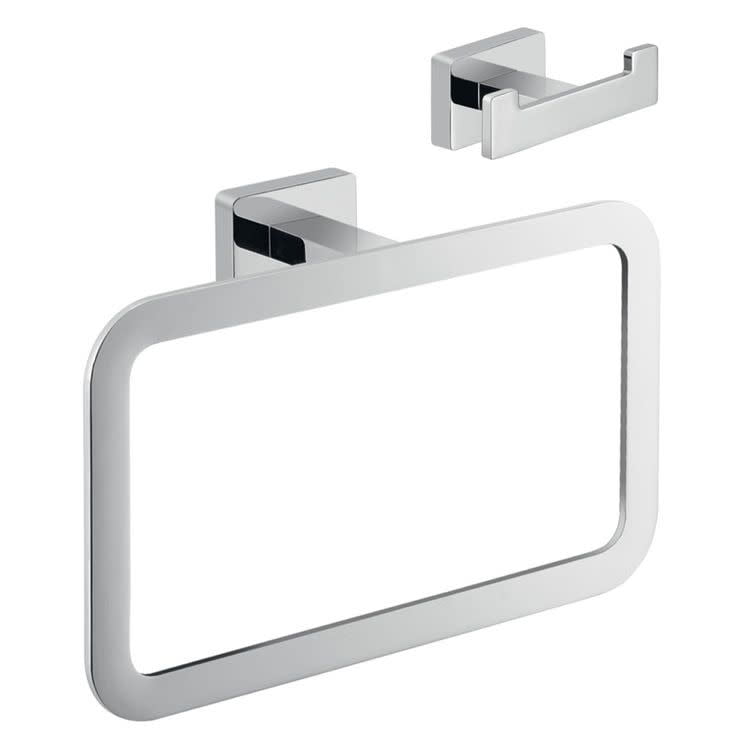Nameeks Atn504 Gedy Bathroom Accessories Set - Chrome - Walmart.com