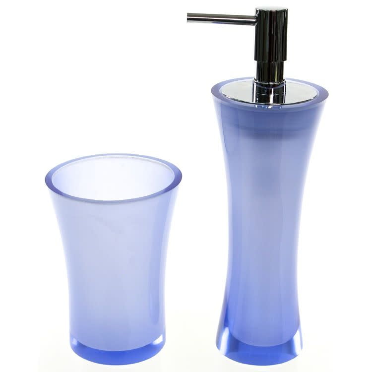 Nameeks Au500 Gedy Bathroom Accessories Set - Blue - Walmart.com