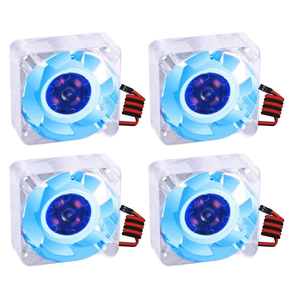 GeeekPi 4pcs Fan for KEF16 Raspberry Pi 4, Quiet Cooling Fan 40x40x10mm 4010 Fan DC 5V 3.3V ...