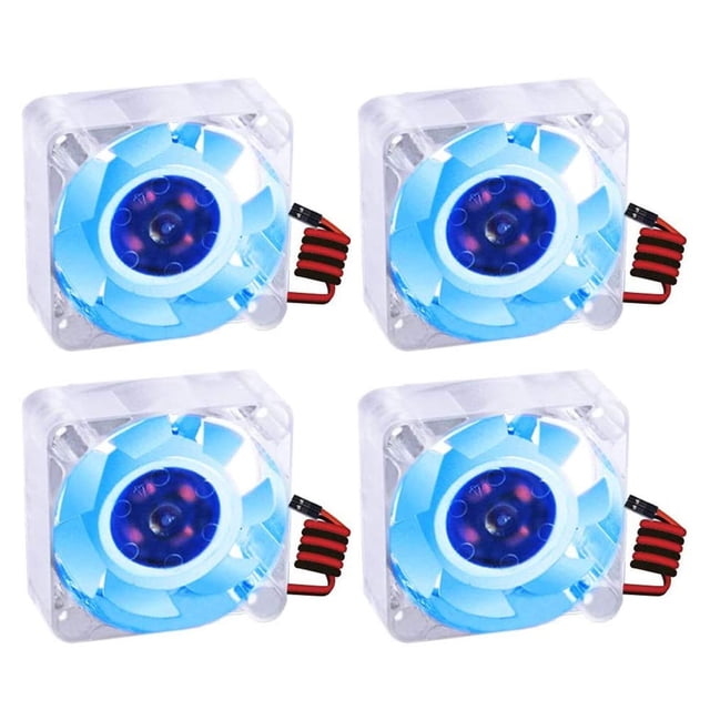 GeeekPi 4pcs Fan for KEF16 Raspberry Pi 4, Quiet Cooling Fan 40x40x10mm ...