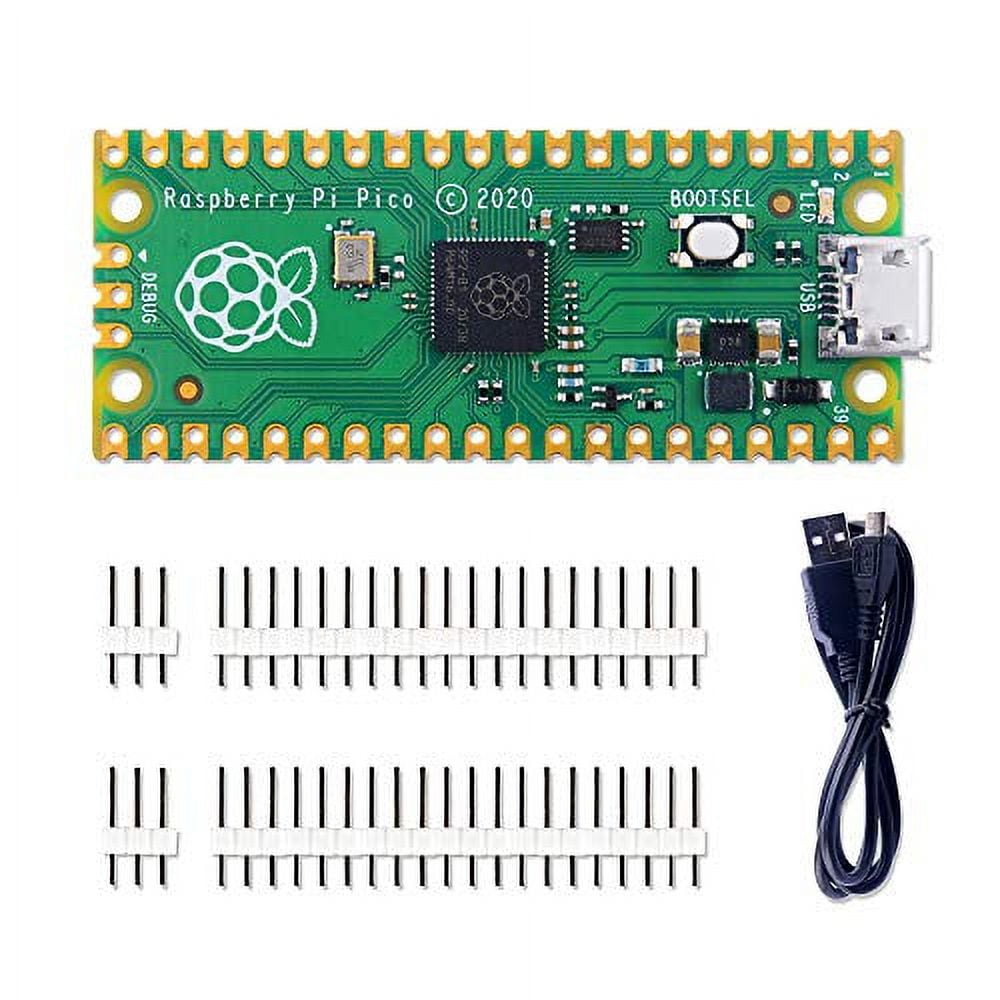 GeeekPi Raspberry Pi Pico Kit Flexible Microcontroller Mini Development Board,Based on The ...