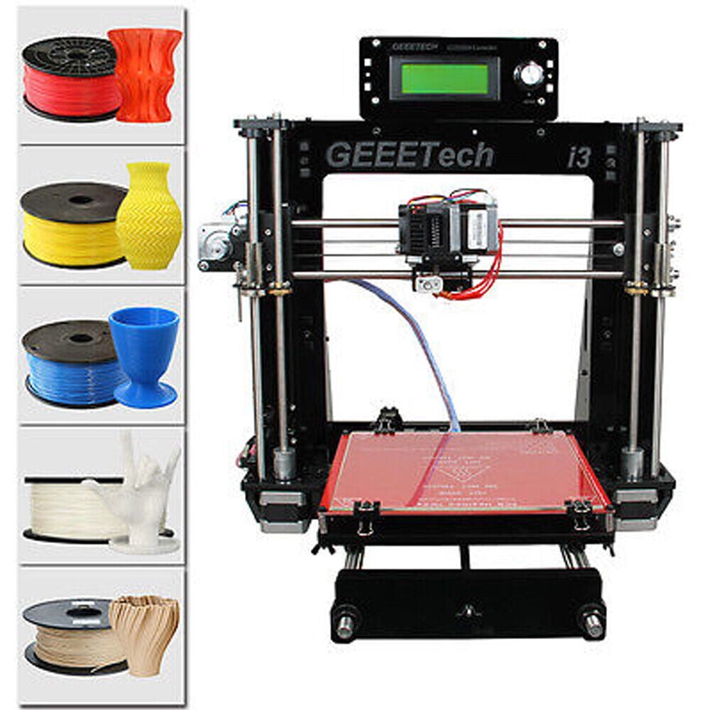 Geeetech New Acrylic Reprap 3d Printer Prusa i3 Pro B Single Head MK8 ...