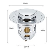 Hansgrohe Drain for Sinks, Push-Open in Chrome - Walmart.com