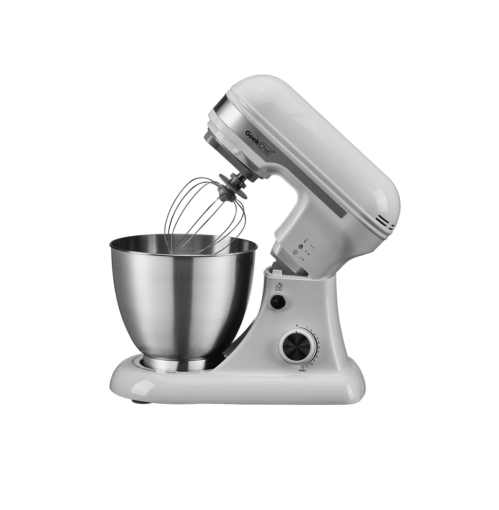 Geek Chef Electric Stand Mixer, 4.8QT 12 Speeds Tilt-head Food Mixer ...