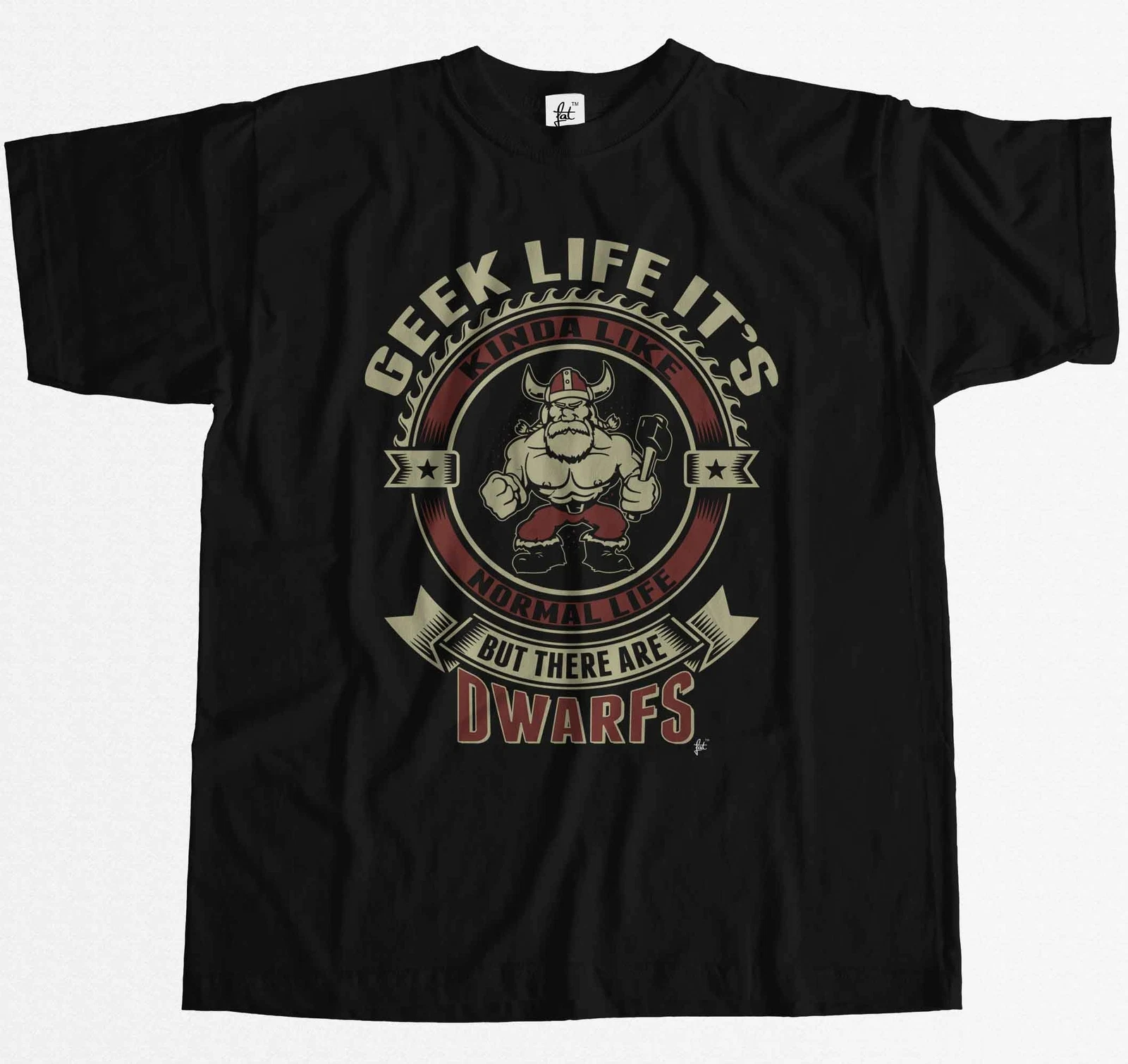 Geek Life Like Real Life but with Dwarfs Funny Nerd Fantasy Humor ...