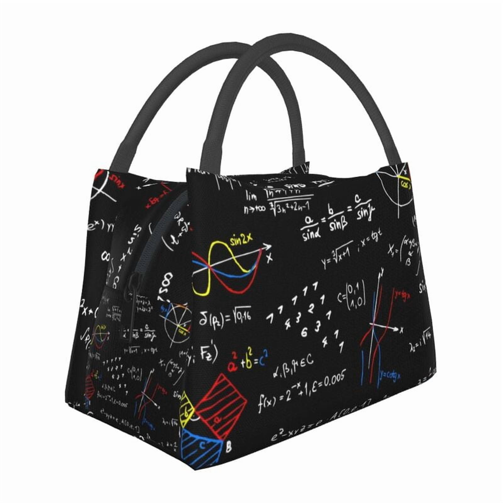 Geek Math Joke Insulated Lunch Bag for Camping Travel Mathematics ...