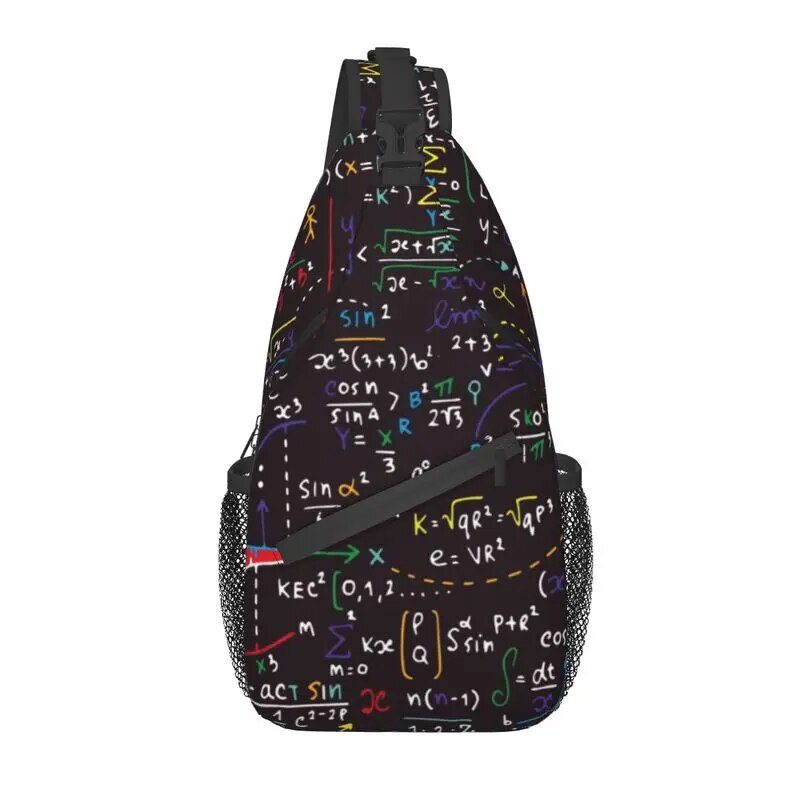 Geek Physics Equations Crossbody Sling Backpack Men Math Science ...