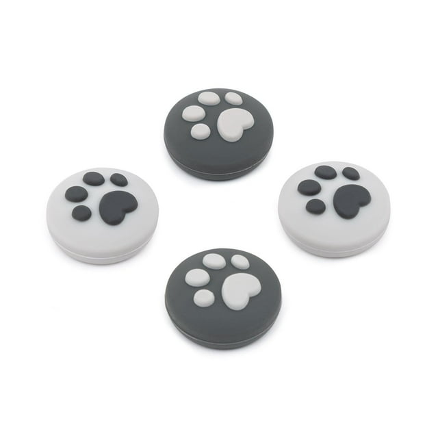 GeekShare 4PCS Silicone Cat Paw JoyCon Thumb Grip Set Joystick Caps ...