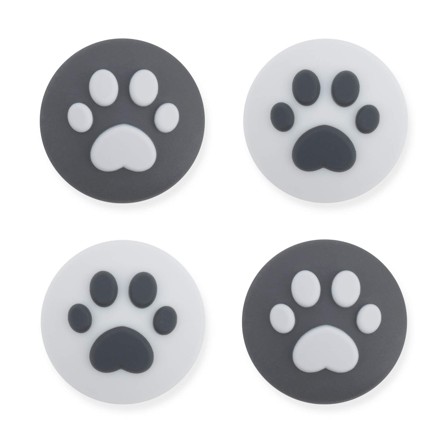 GeekShare 4PCS Silicone Cat Paw JoyCon Thumb Grip Set Joystick Caps for ...