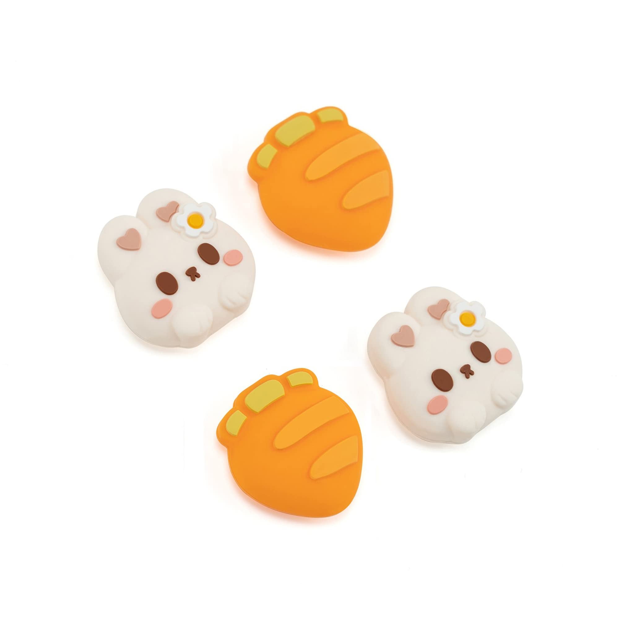 GeekShare Carrot Bunny Nintendo Switch Thumb Grips, Silicone Joystick ...