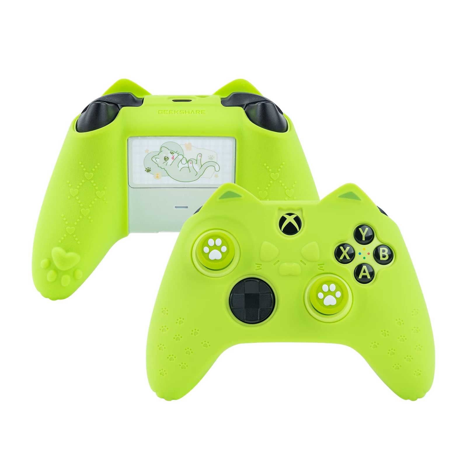 GeekShare Cat Paw Skin for Xbox X/S Controller Protective Case + Thumb ...