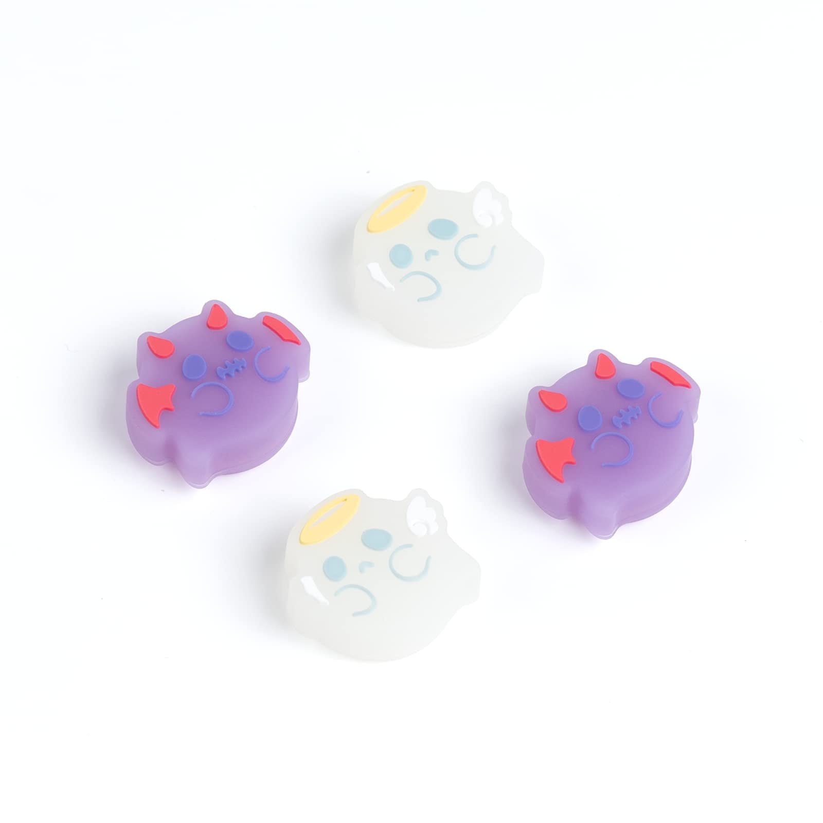 GeekShare 4PCS Nintendo Switch Thumb Grips, Soft Silicone Joystick Caps ...
