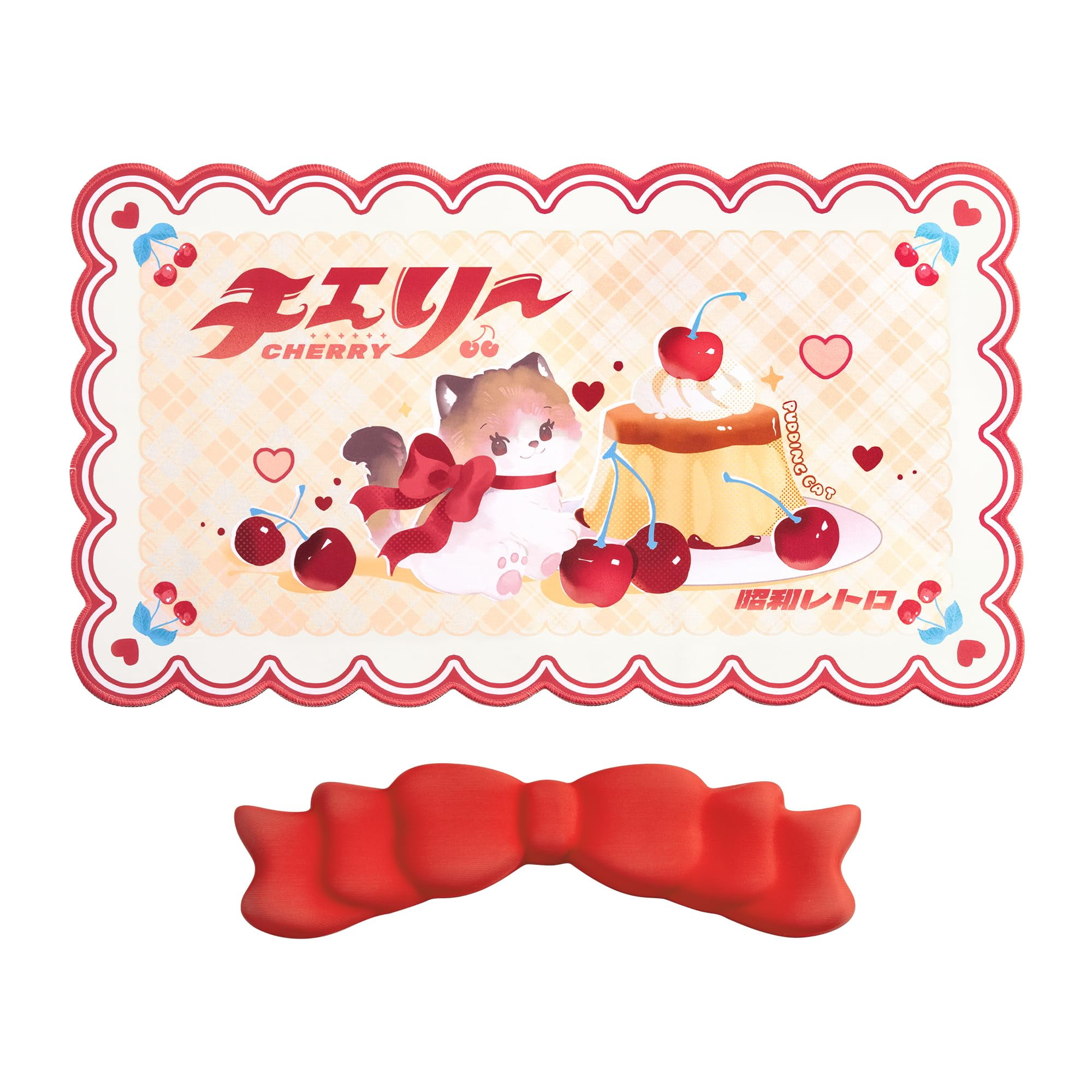 GeekShare Mouse Pad & Wrist Rest Rubber Base Desk Mat and Memory Foam ...