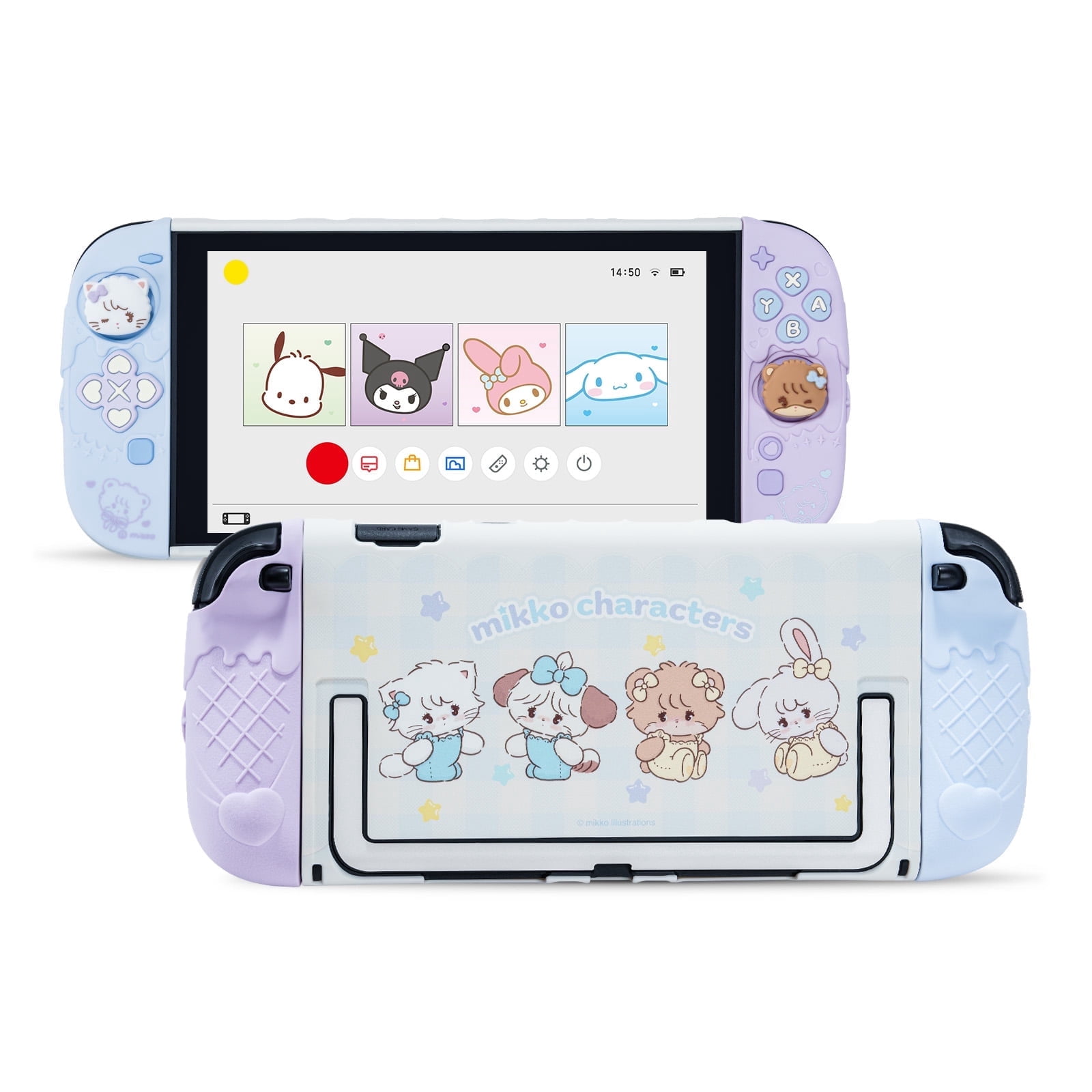 GeekShare Protective Case for Nintendo Switch 2 Joycon Cover + Thumb ...