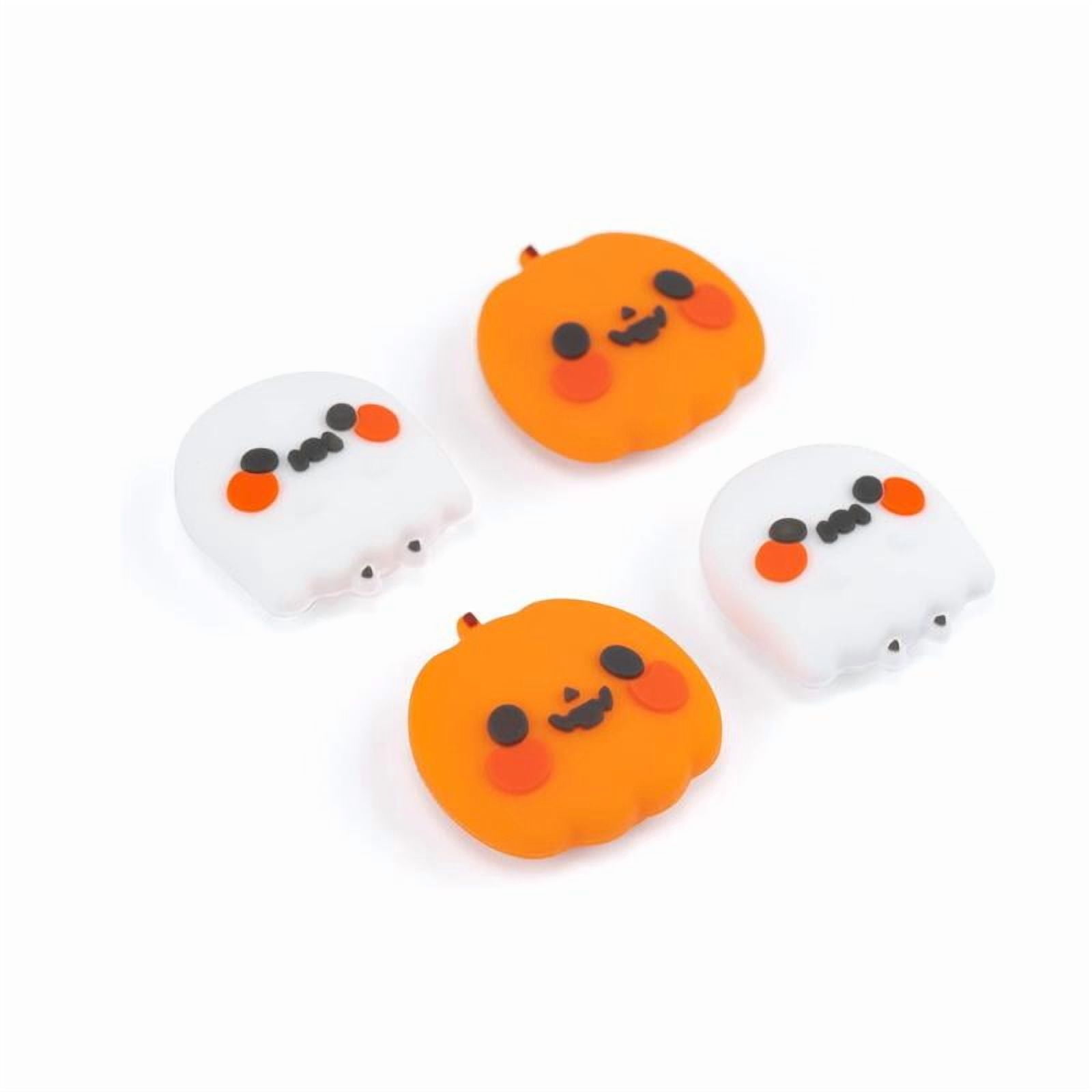 GeekShare Silicone Pumpkin Ghost Button Caps Set Joystick Cover - ABXY ...