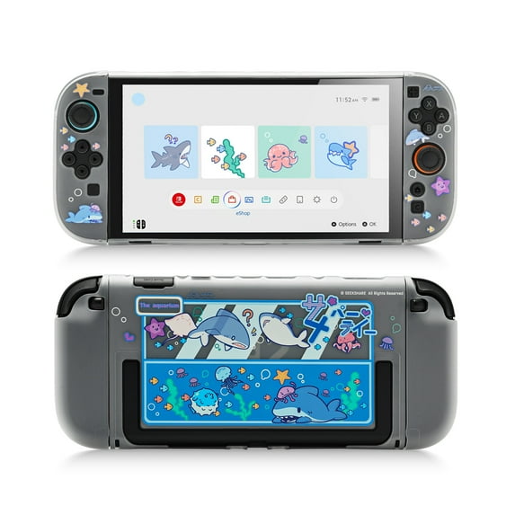 GeekShare, Protective Case for Nintendo Switch 2, Shark Party Pattern ...