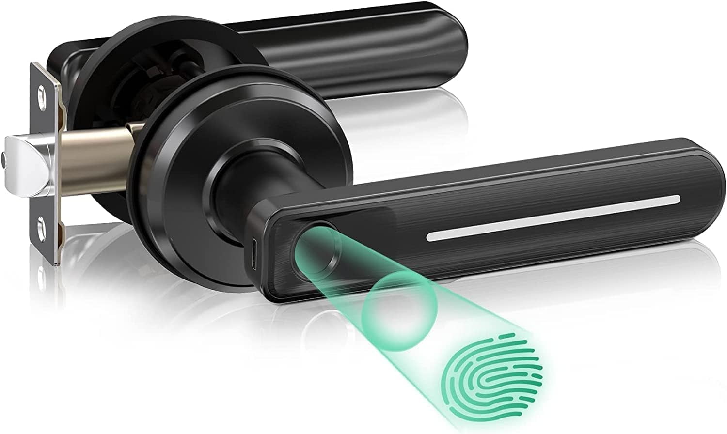 GeekTale Fingerprint Door Lock B01, Biometric Door Lock Keyless Entry ...