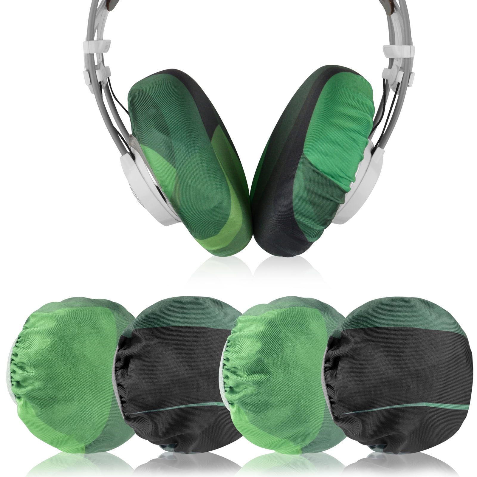 Geekria 2 Pairs Flex Fabric Headphones Ear Covers, Washable ...