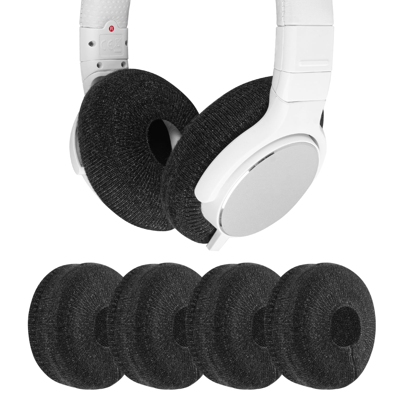 Geekria 2 Pairs Flex Fabric Headphones Ear Covers, Washable ...