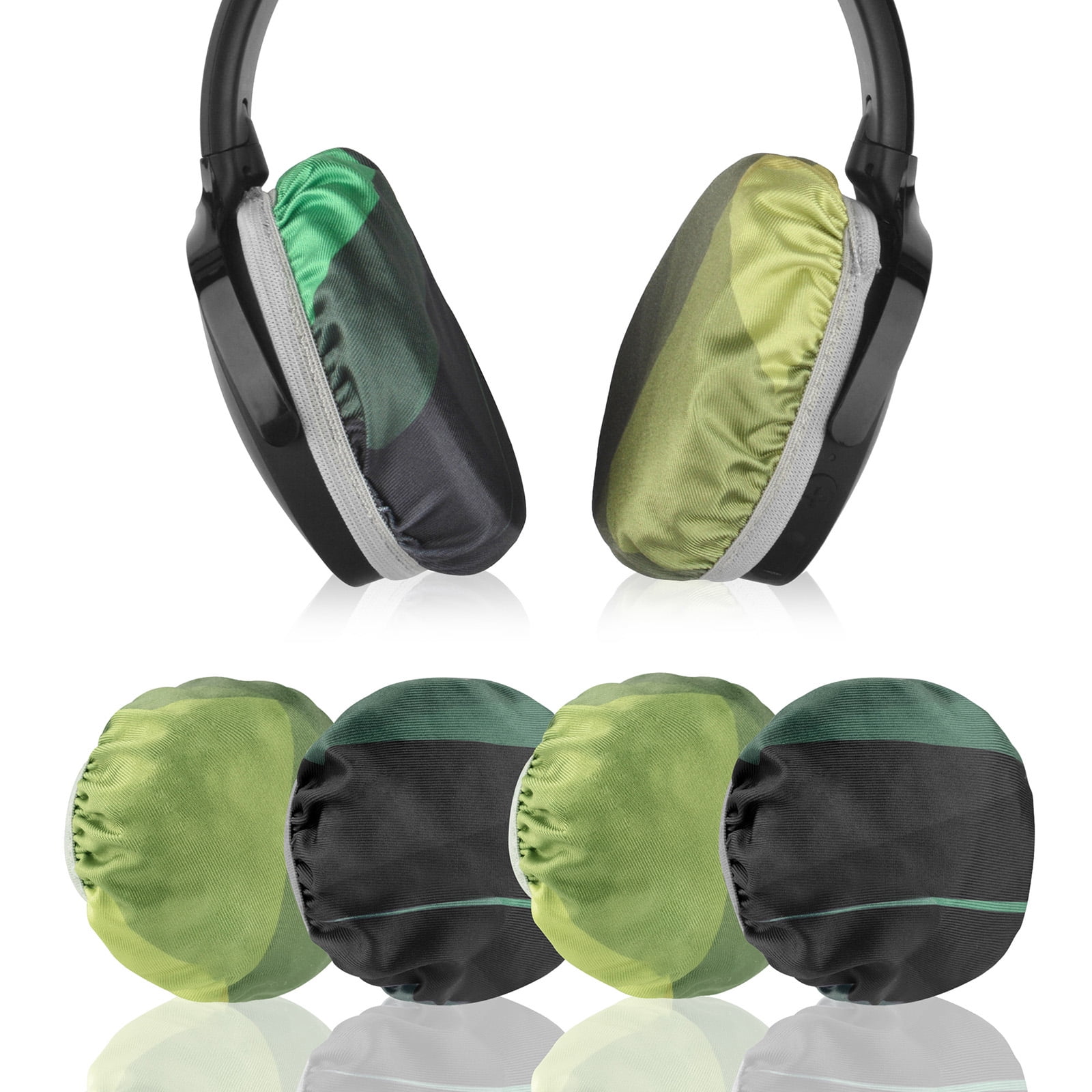 Geekria 2 Pairs Flex Fabric Headphones Ear Covers, Washable ...