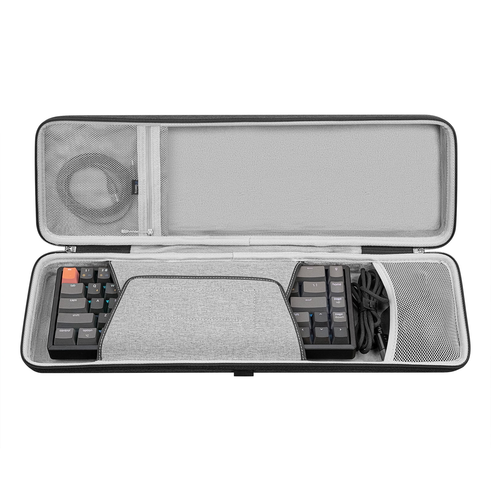 Geekria 65% Keyboard and Mouse Combo Case, Hard Shell Travel Carrying ...