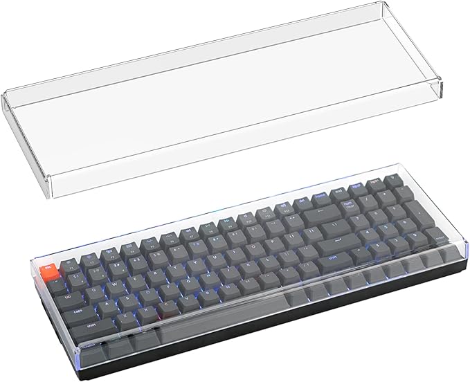 Geekria 90%-96% Keyboard Dust Cover, Clear Acrylic Keypads Cover for ...