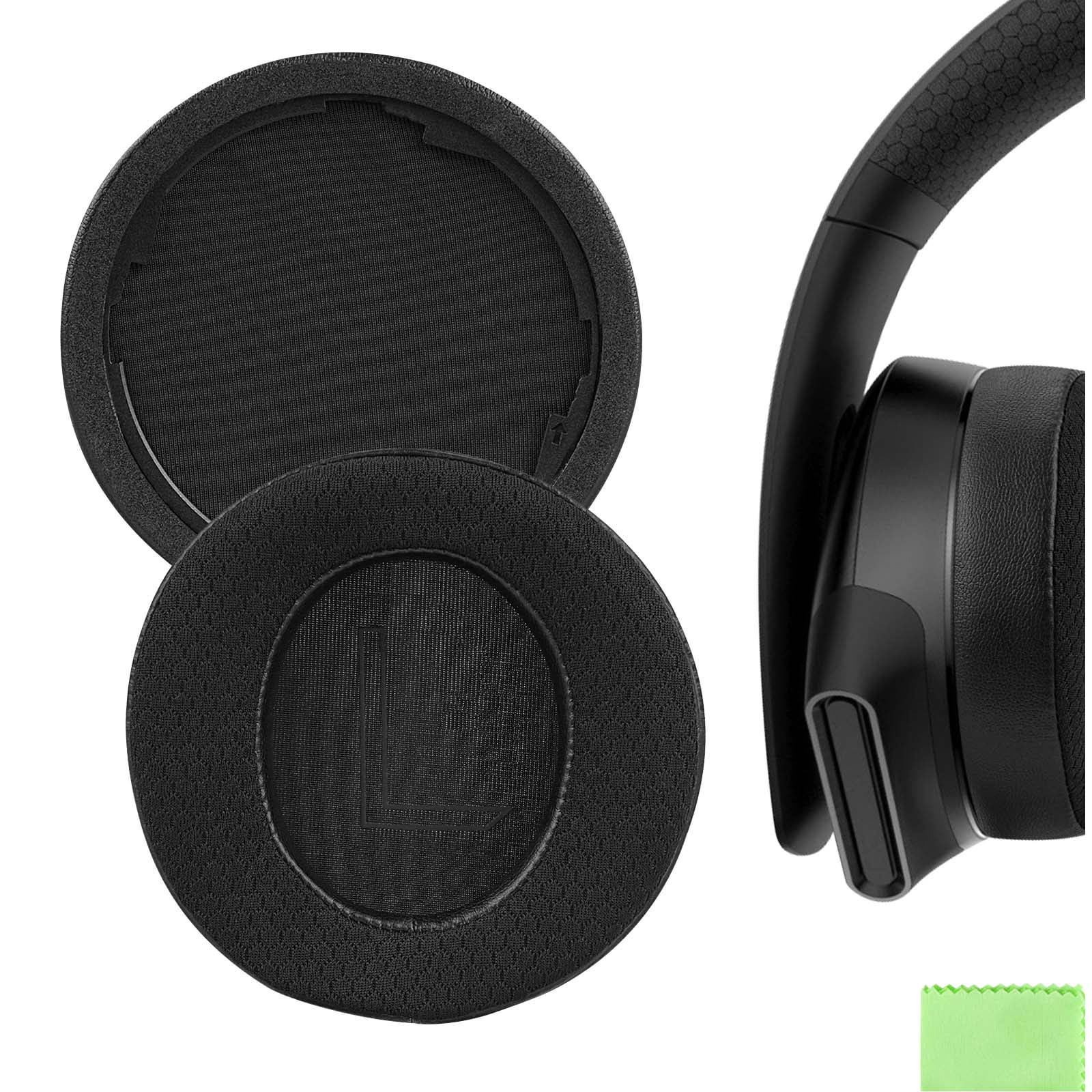 Geekria Sport Mesh Fabric+Cooling-Gel Replacement Ear Pads for ...