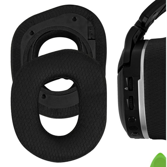 Geekria Comfort Mesh Fabric Replacement Ear Pads Compatible with Turtle ...