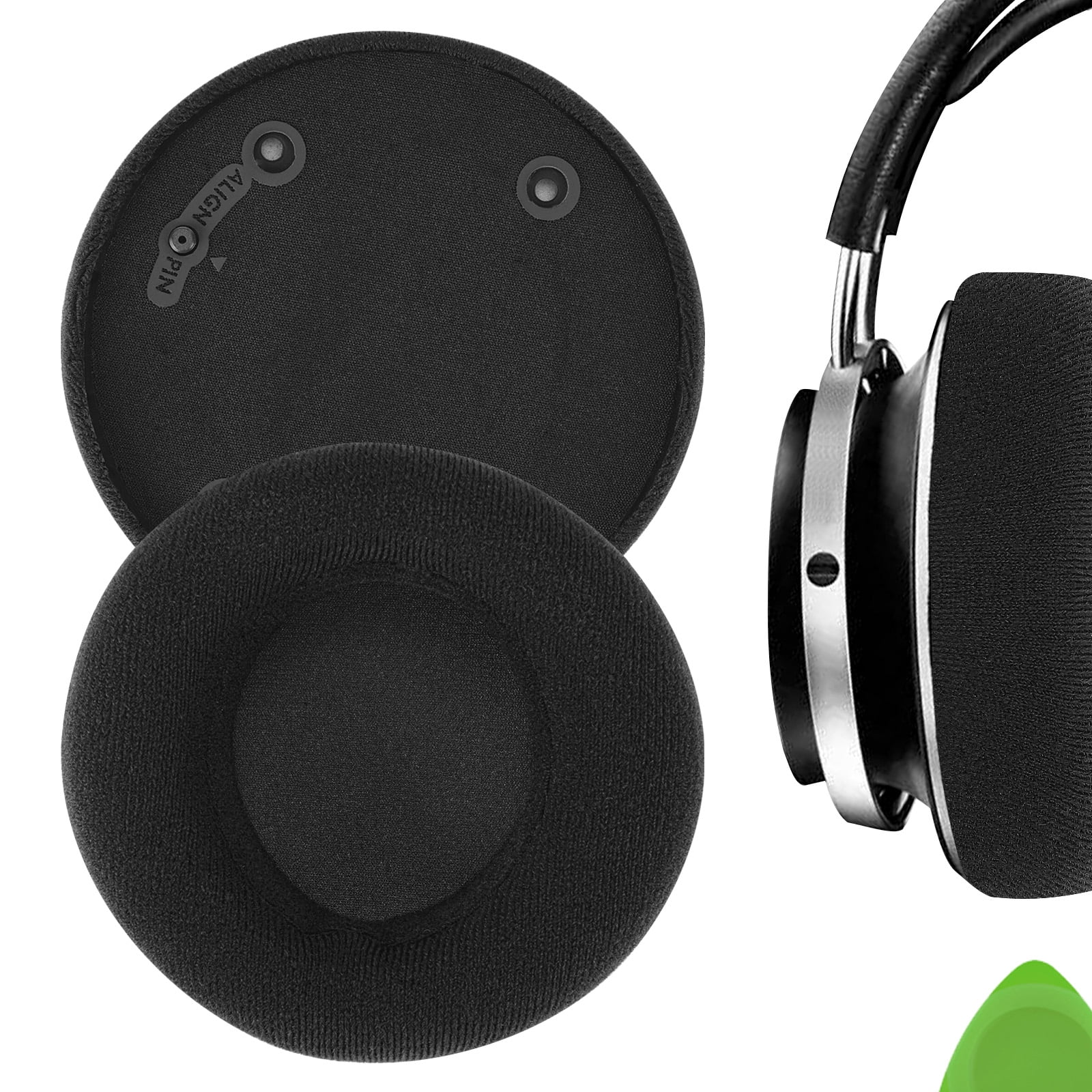 Geekria Comfort Velour Replacement Ear Pads for Philips Audio Fidelio ...
