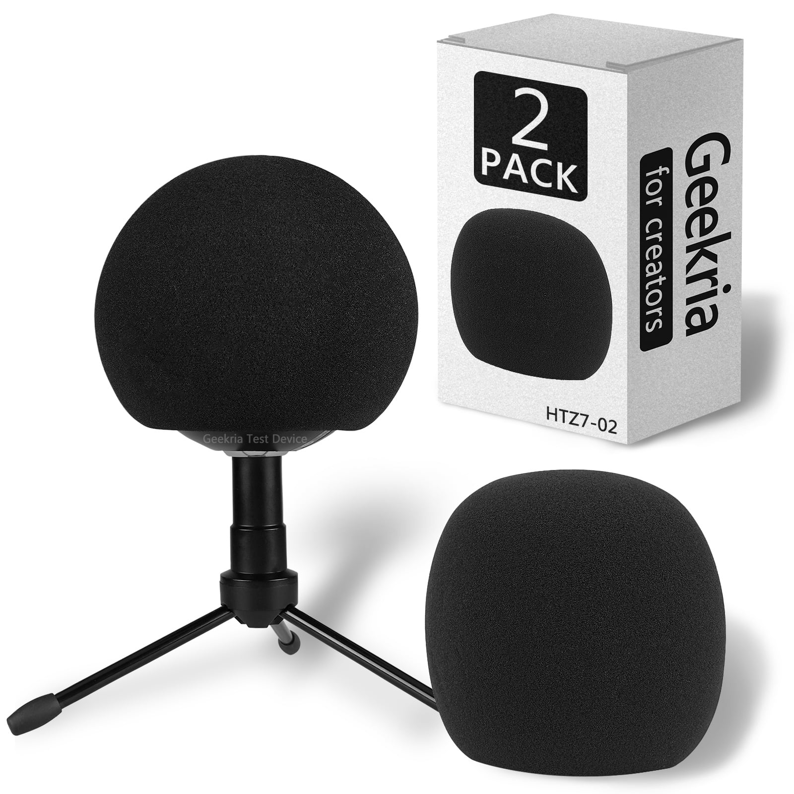 Geekria for Creators Foam Windscreen Compatible with Blue Snowball ...