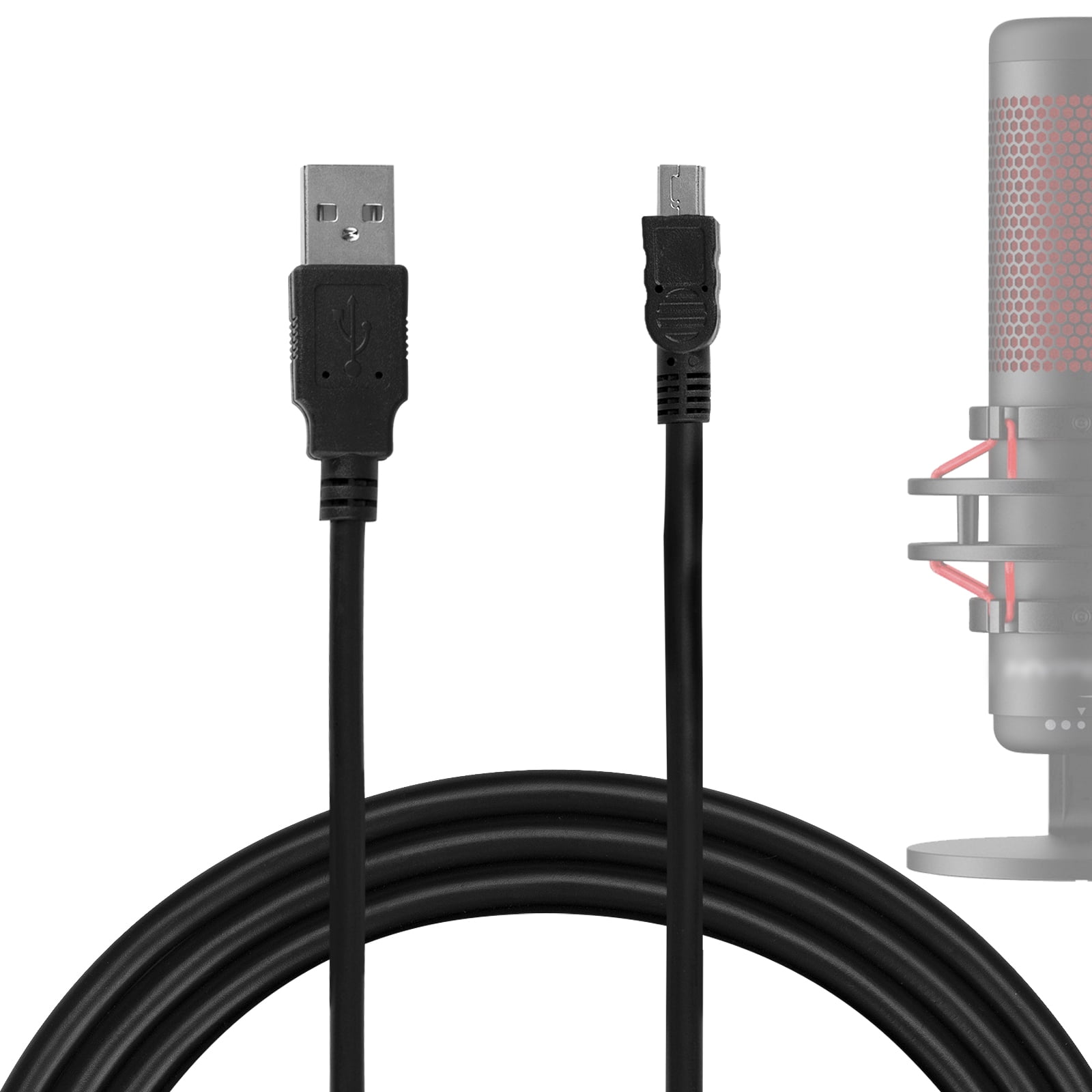 Geekria for Creators Micro USB to USB Microphone Cable 10 ft / 300 CM ...