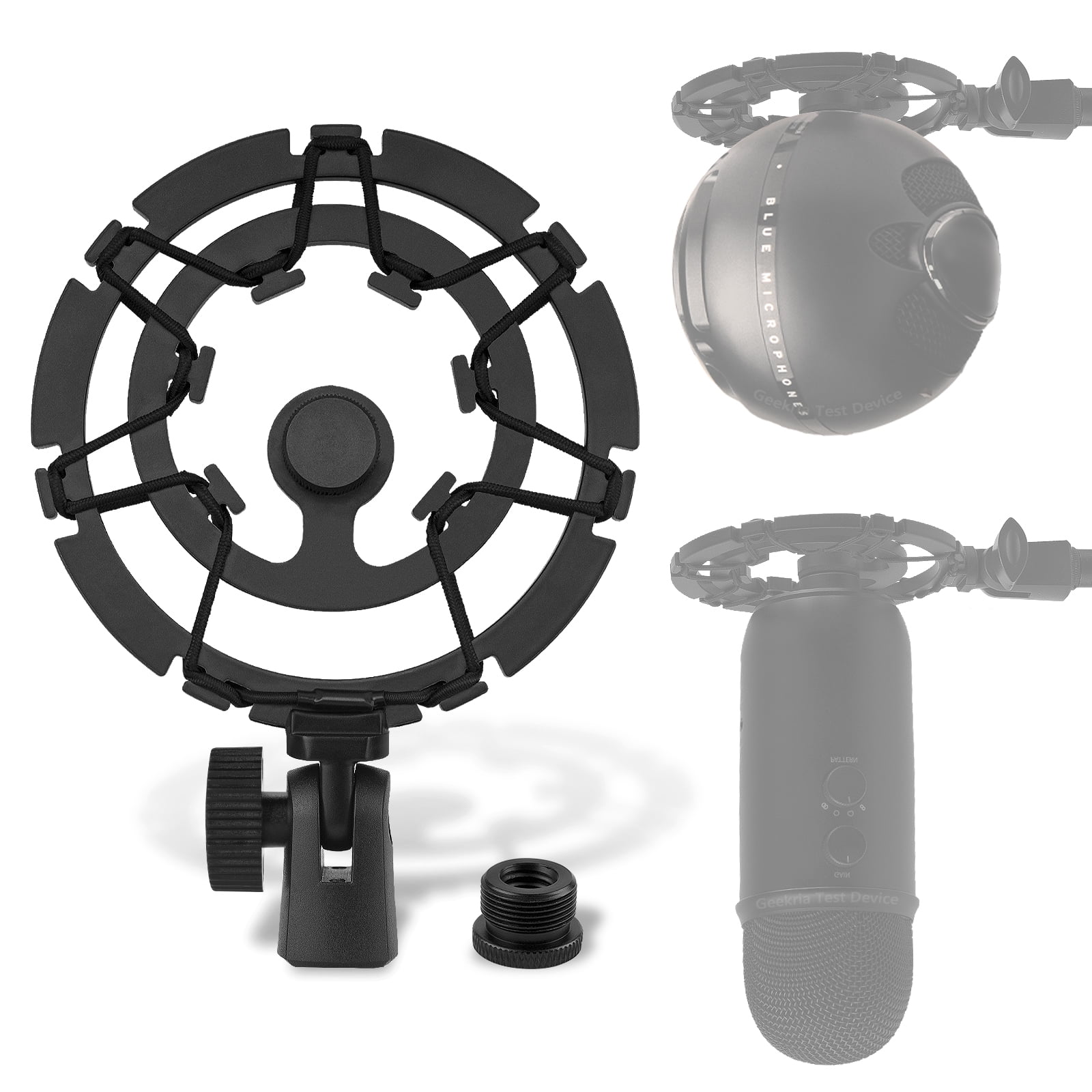 Geekria for Creators Microphone Shock Mount Compatible with Blue Yeti ...