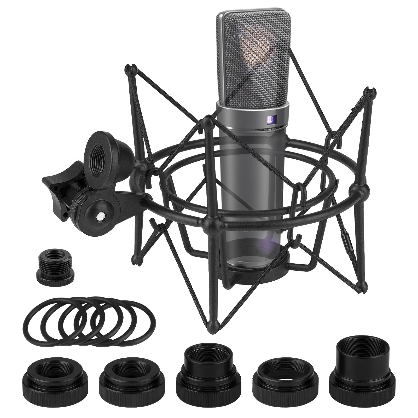 Geekria for Creators Microphone Shock Mount Compatible with Neumann U87 ...