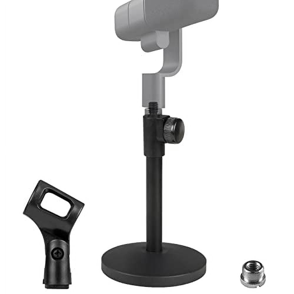 Geekria for Creators Telescoping Tabletop Microphone Stand Compatible ...