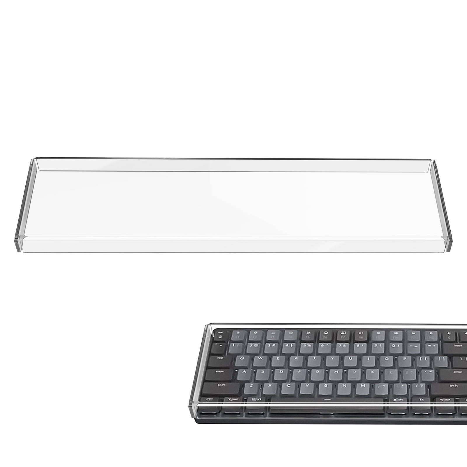 Geekria Full Size Keyboard Dust Cover, Clear Acrylic Keypads Cover for ...