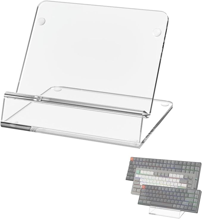 Geekria Keyboard Stands, Mechanical Keyboard Display Stand Acrylic ...