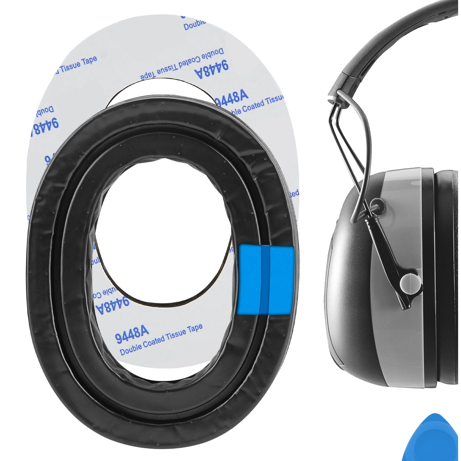 Geekria Sport Cooling-Gel Replacement Ear Pads for 3M WorkTunes Connect ...