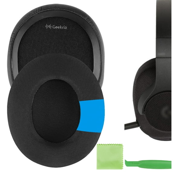 Geekria Sport Cooling Gel Replacement Ear Pads for Logitech G433, G233 ...