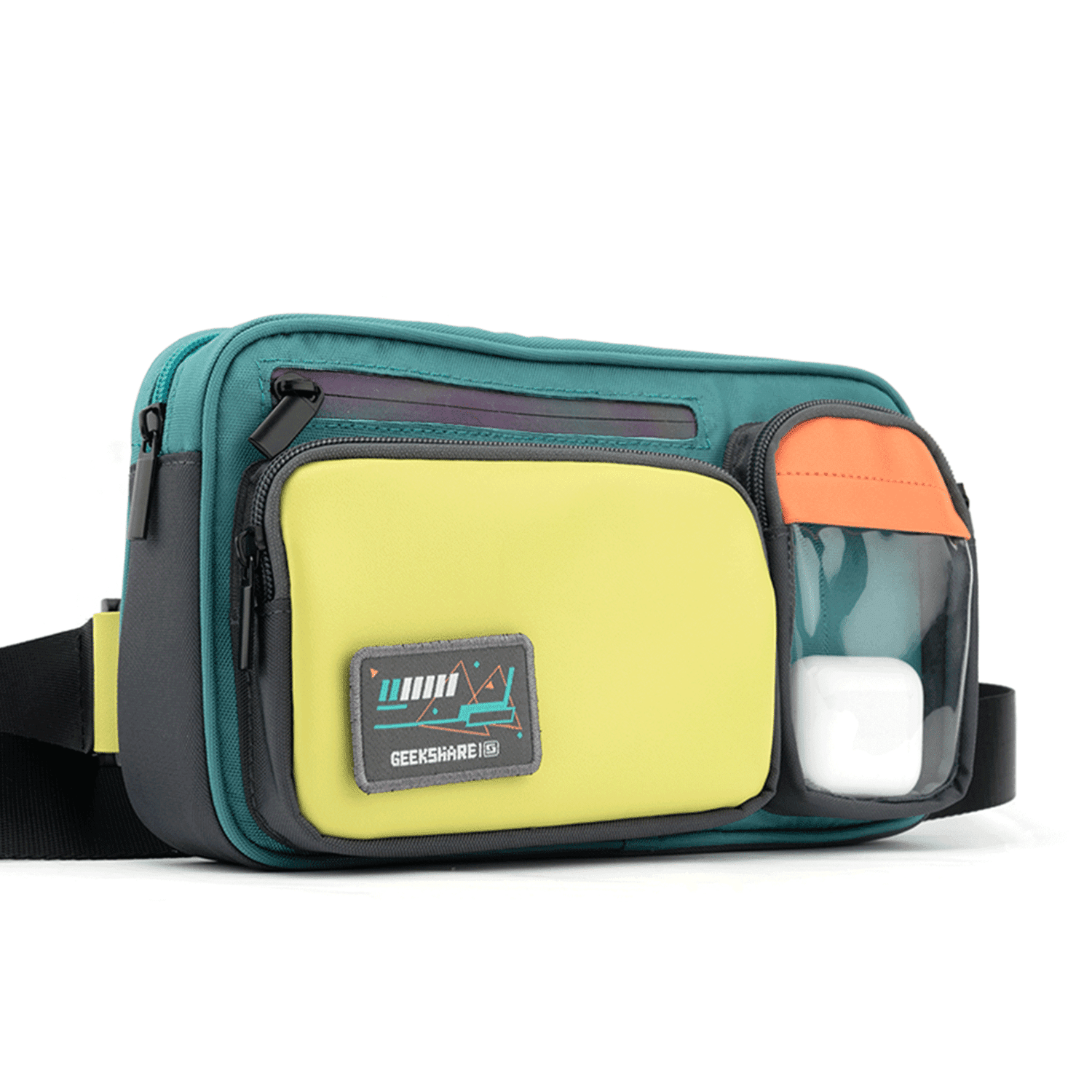Geekshare Carry Case for Nintendo Switch/OLED, Travel Crossbody Bag for ...