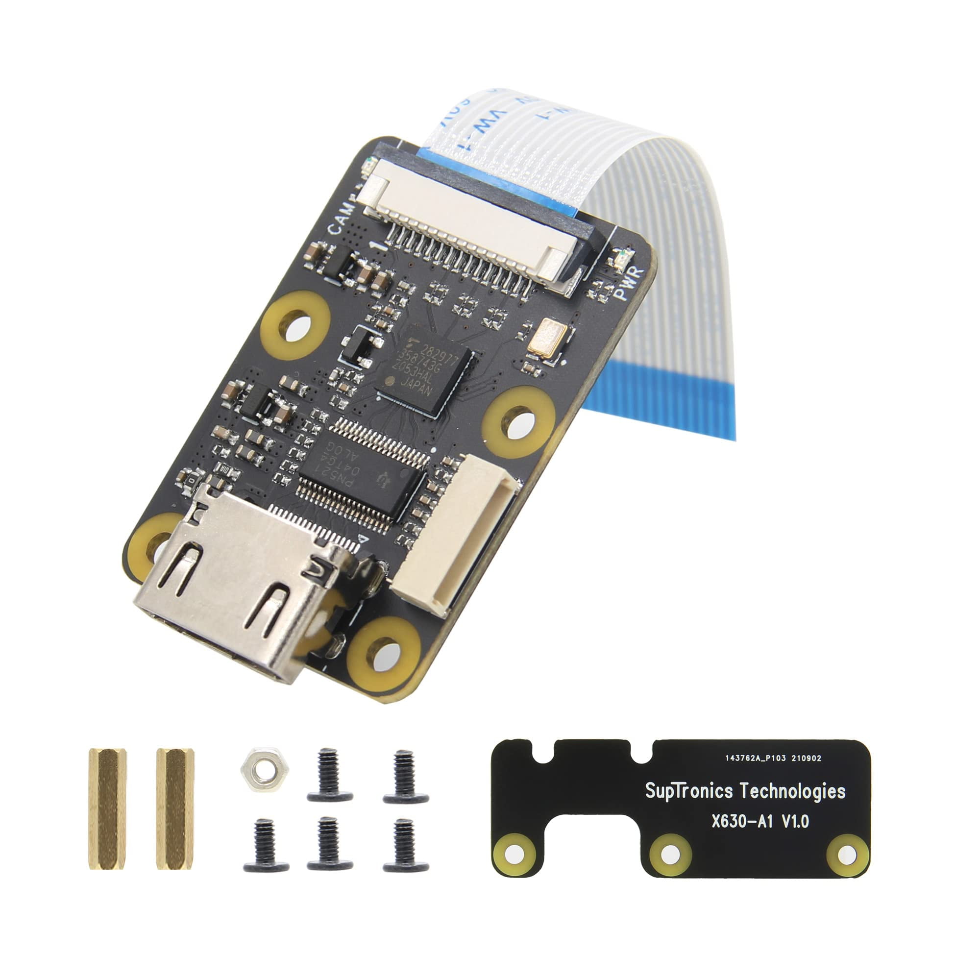 Geekworm X630 V1.5 Hdmi RRF12 to CSI-2 Module for Raspberry Pi, Hdmi ...