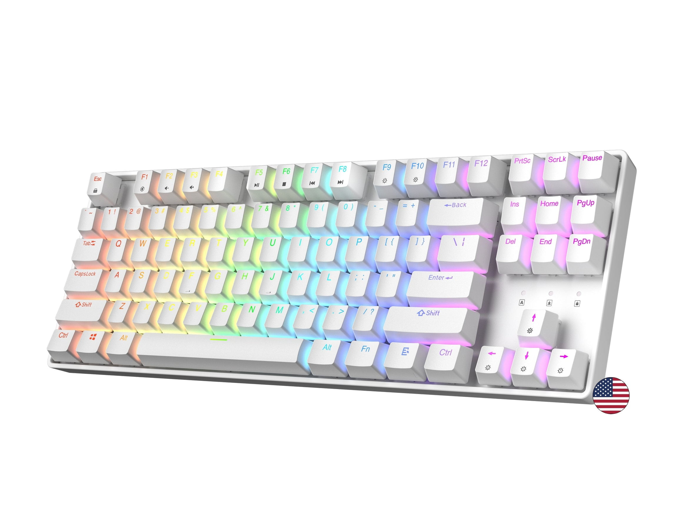 Geeky GK80 TKL Tenkeyless | Hot Swappable Mechanical Gaming Keyboard ...
