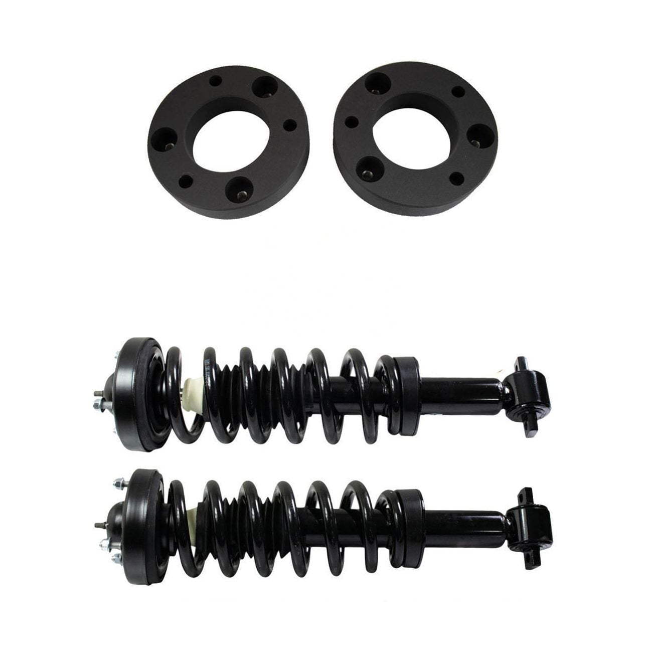 Geelife 2 Lift Complete Front Strut Shock Spring Assembly Set For 15