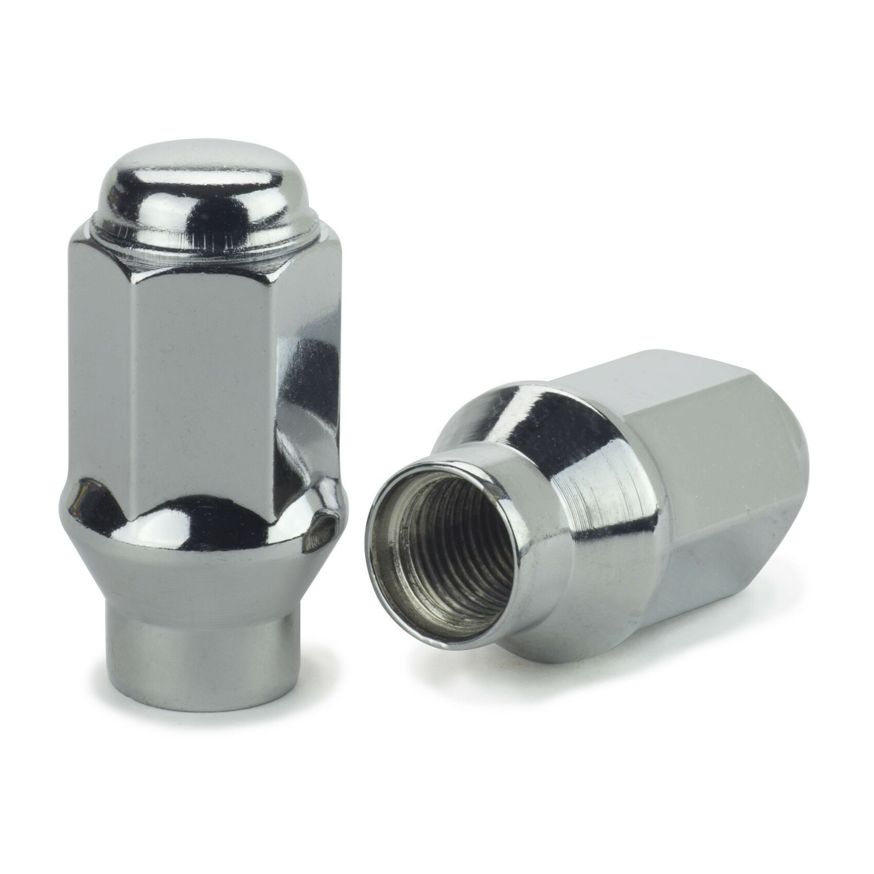Geelife 24 Chrome ET Style Bulge Acorn Conical Lug Nuts 14x1.5 ...