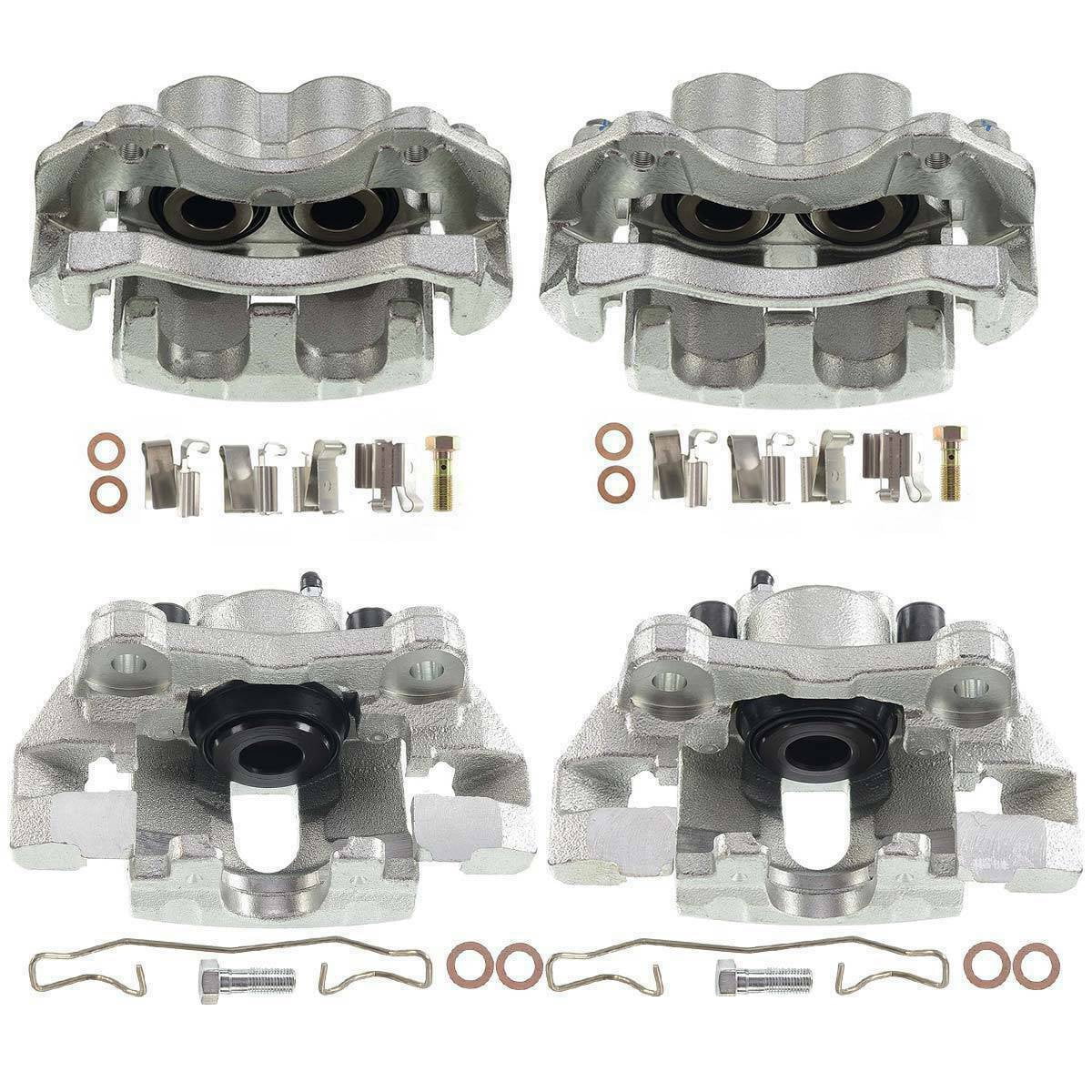Geelife 4x Brake Calipers with Bracket For 1999-2004 Jeep Grand ...