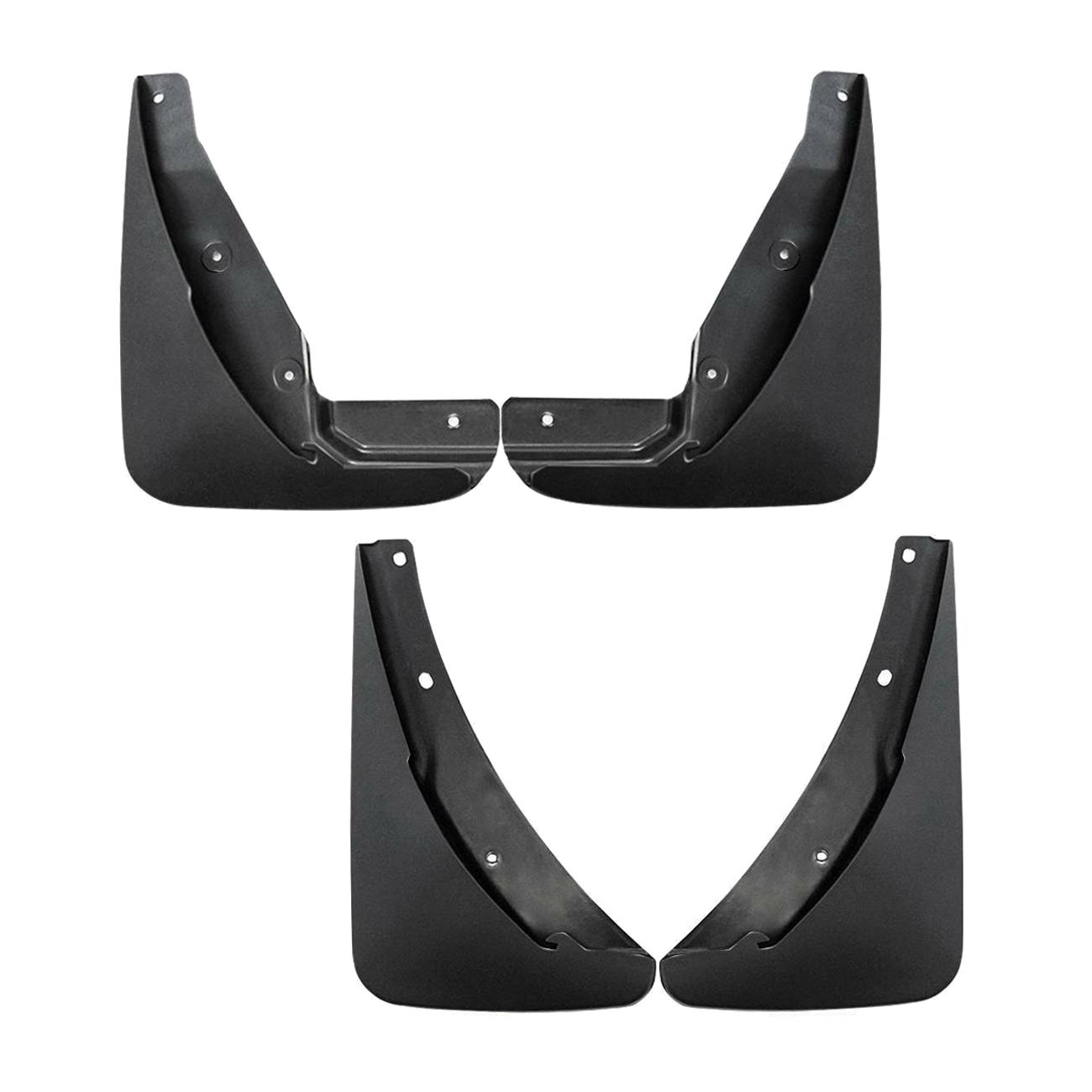 Geelife 4x Front&Rear Splash Guards Mud Guards Mudguards for Dodge ...