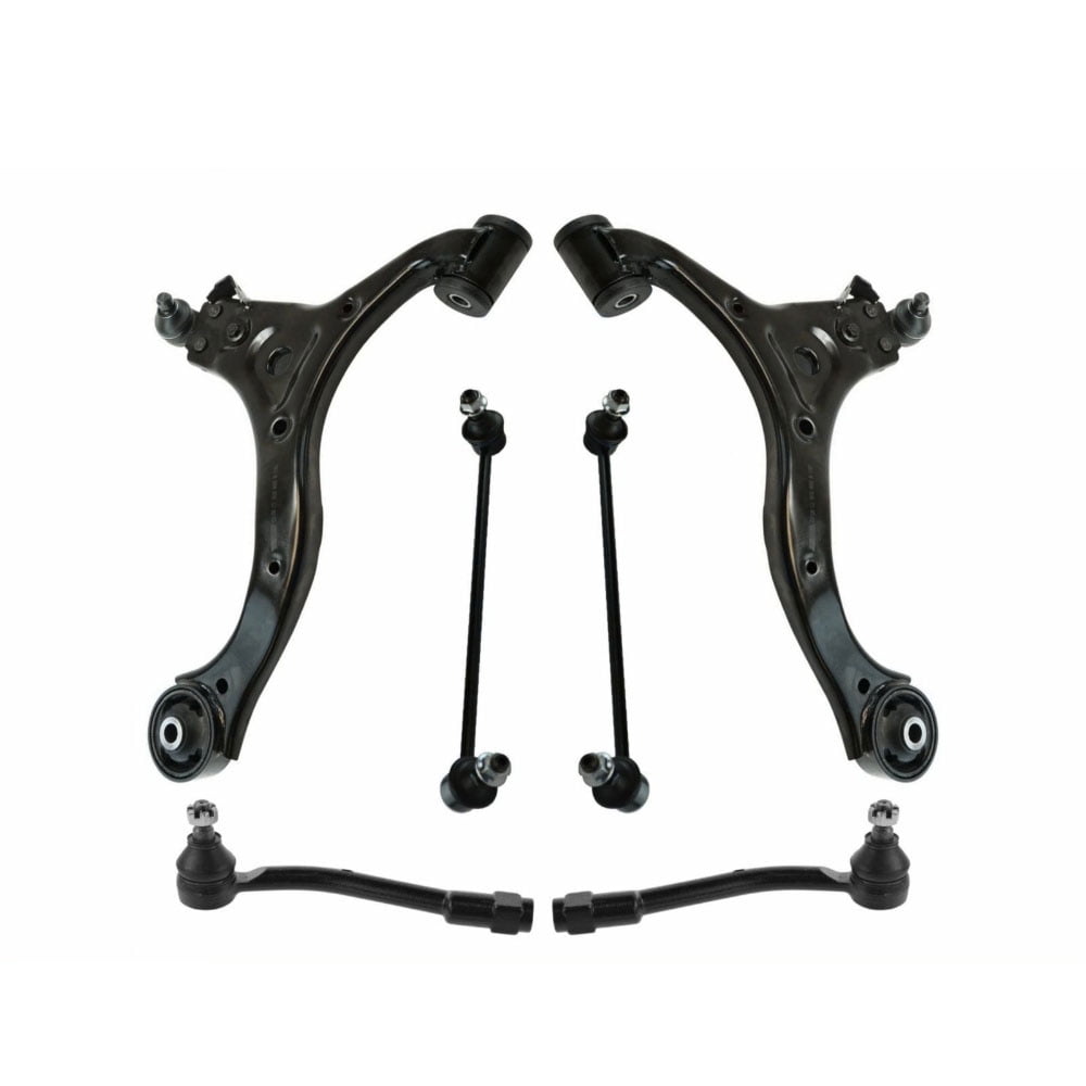 Geelife 6 Piece Steering & Suspension Outer Tie Rods Control Arms Sway Bar End Links TP ...
