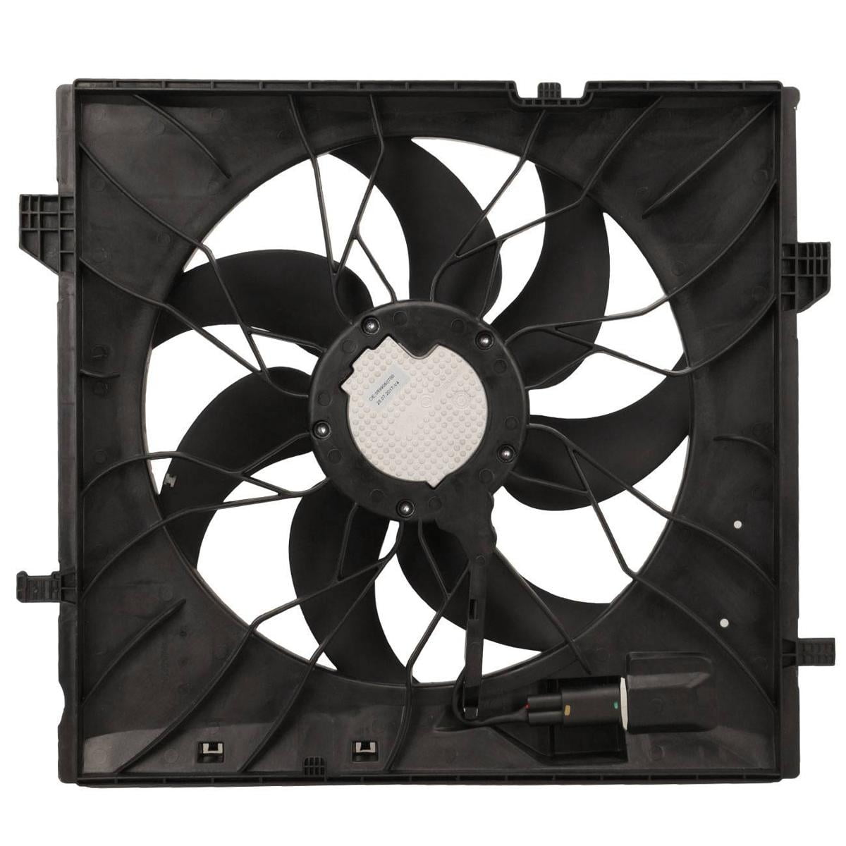 Geelife A/C Radiator Cooling Fan Assembly For Mercedes-Benz 600W ML ...
