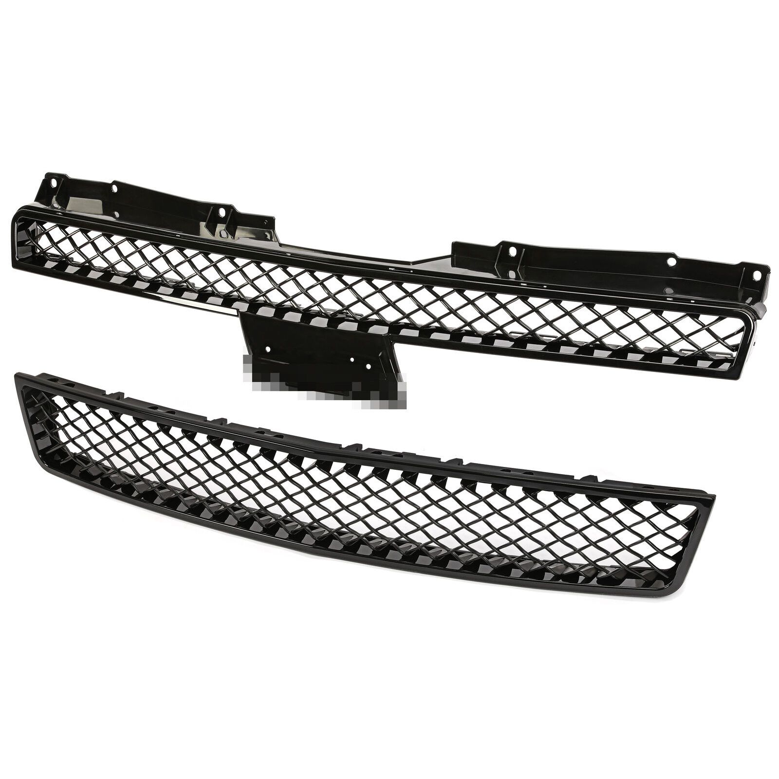 Geelife Black Mesh Front Grille Grill For Chevy 07-14 Chevy Tahoe ...