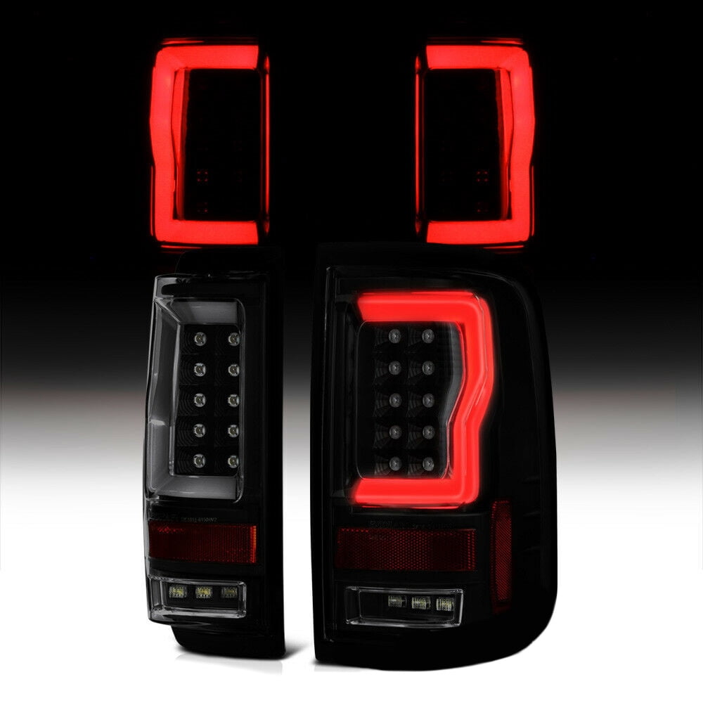 Geelife [Black Smoked] FULL LED For 2004-2008 F-150 Lobo Tail Lamp Neon ...