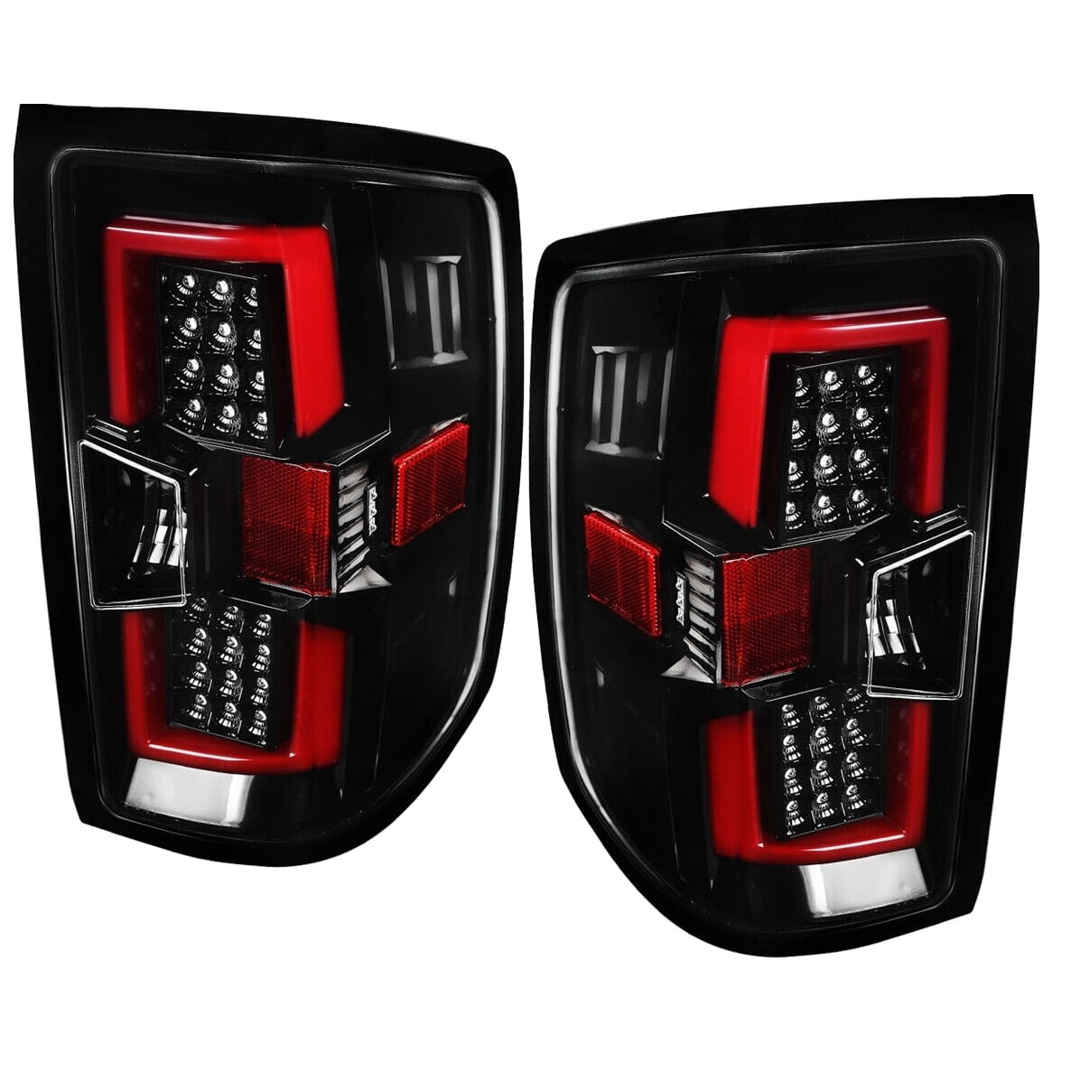 Geelife Black Tail Lights Silverado 1500 2500HD 3500HD LED Bar ...